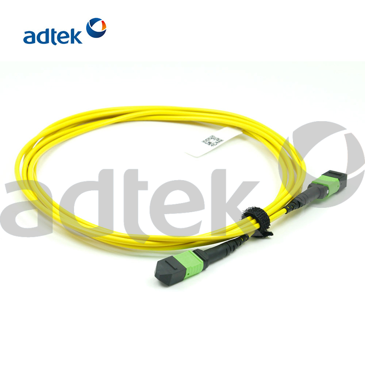 MTP®/APC-MTP®/APC Female to Female Fiber Optic Patch Cord SM 100/400G ...