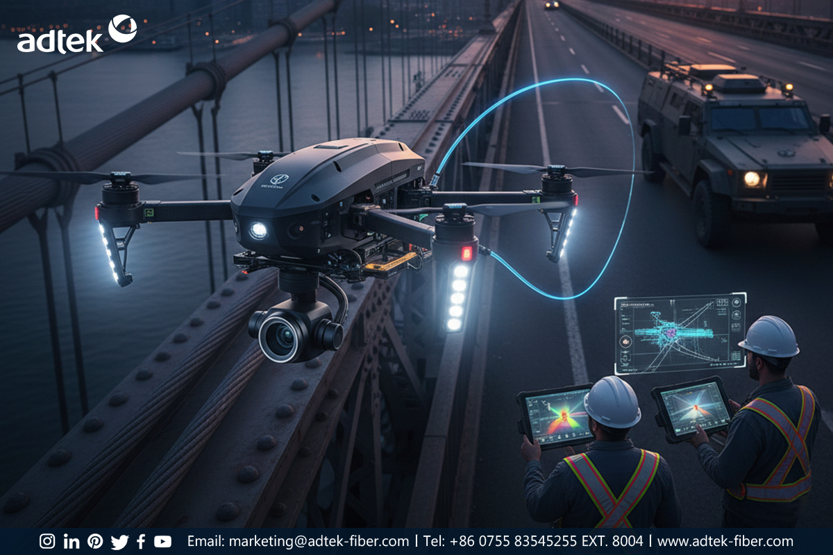 Fiber Optic Drones: The Unbreakable Link in the Sky - ADTEK